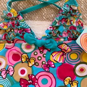Floatimini | Swim | Floatimini Tankini Two Piece Bikini Candy Ruffle ...